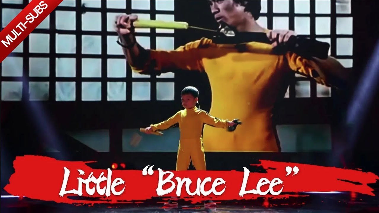 Little "Bruce Lee" is on fire! Six-year-old boy shows nunchucks Kung Fu ...