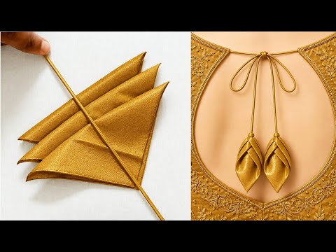 New and trending blouse latkan designkapde se Latkan Banane ka TarikaLatkan Design Latkan