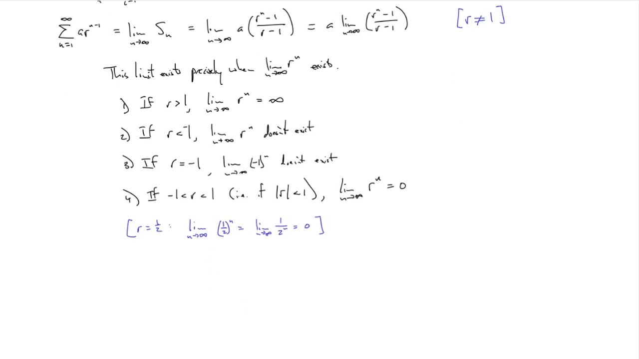 Geometric Series - YouTube