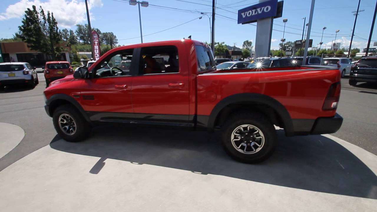 2016 Dodge Ram 1500 Rebel | Flame Red | GS327971 | Mt Vernon | Skagit ...
