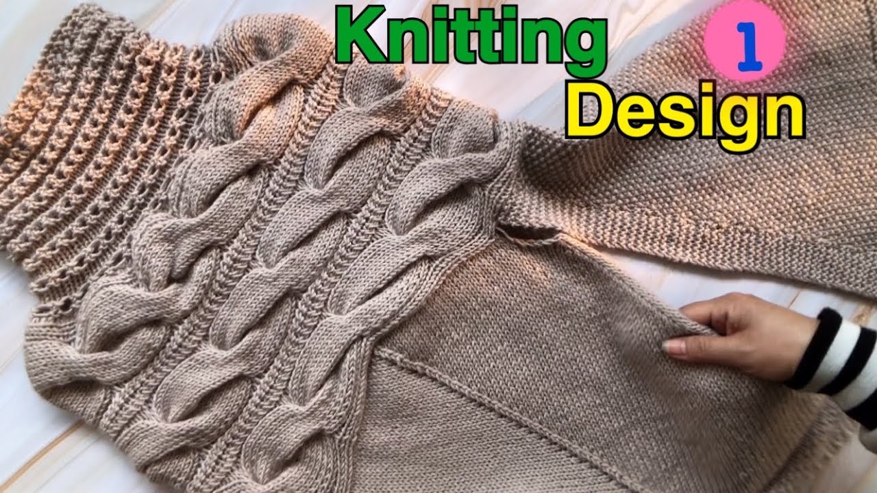 How to design and knit creative sweaters? It's easy. Knitting book ...