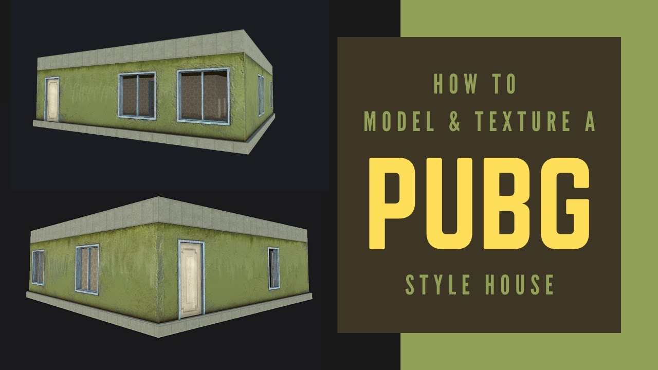 How to Model & Texture PUBG Style House | 3Ds Max & Substance Painter ...