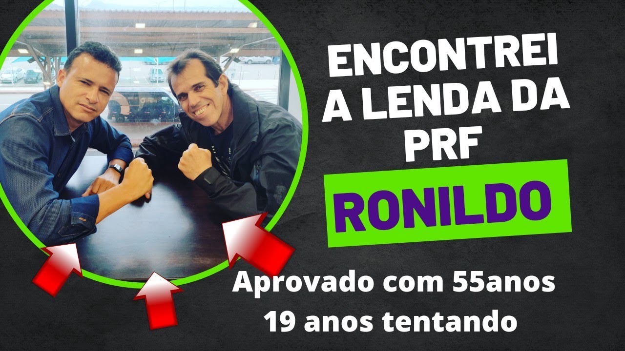 Encontro com Ronildo: "Sempre tive certeza de querer ser PRF". - YouTube