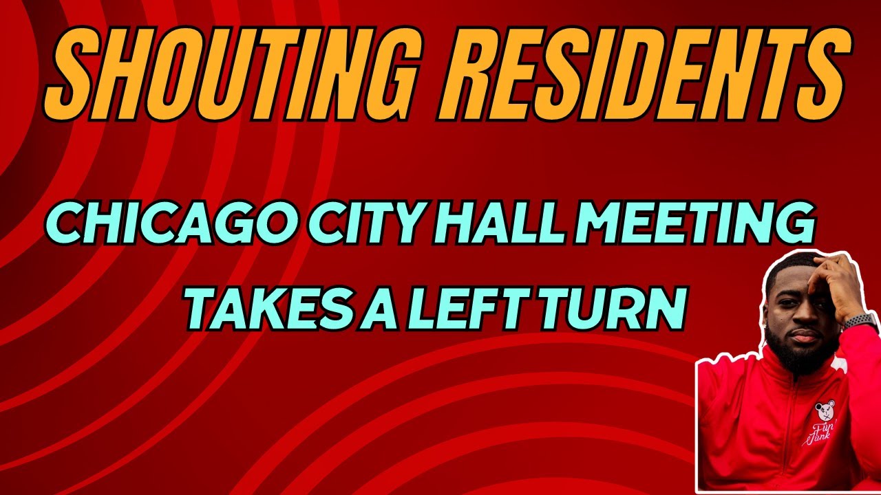 Angry Chicago Residents Shout At Thier City Council Meeting - YouTube