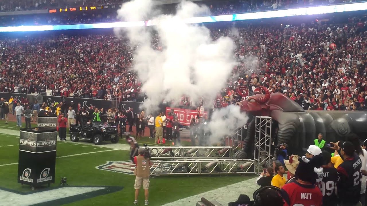 Houston Texans player intro - Playoffs 2012 Season - YouTube