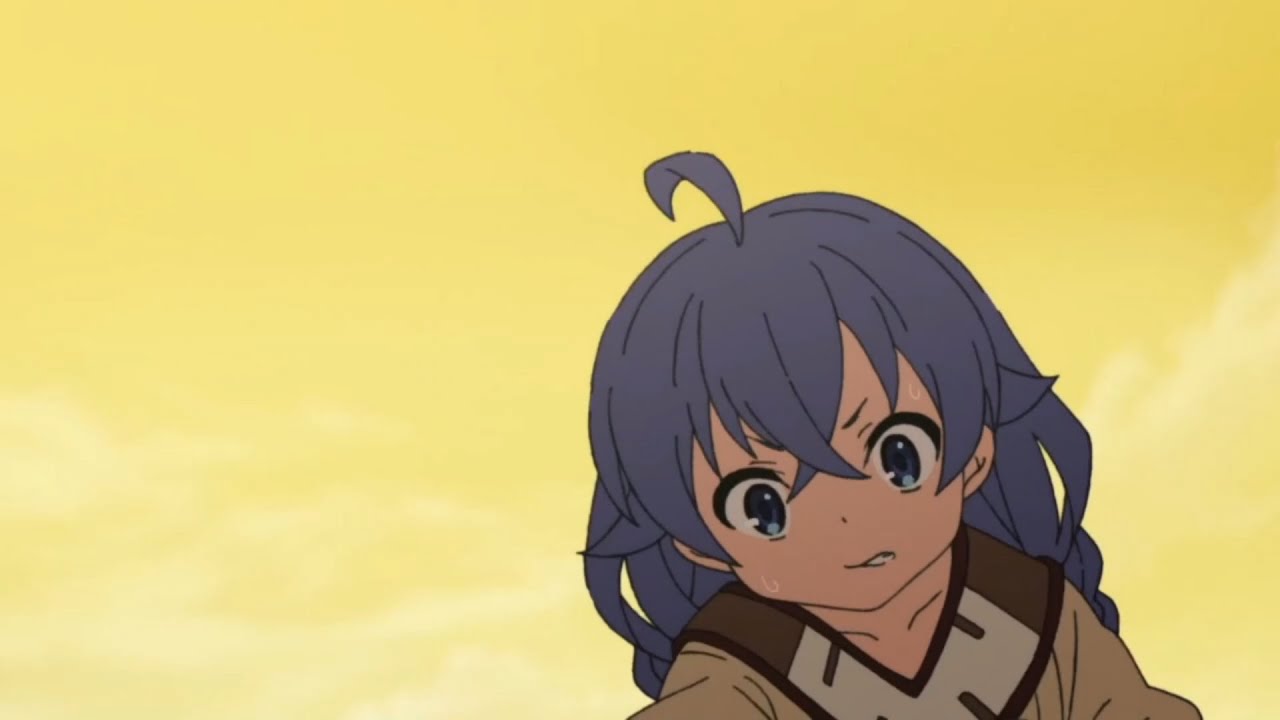 Cute moment of Kid Roxy drawing on a rock | Mushoku Tensei Jobless ...