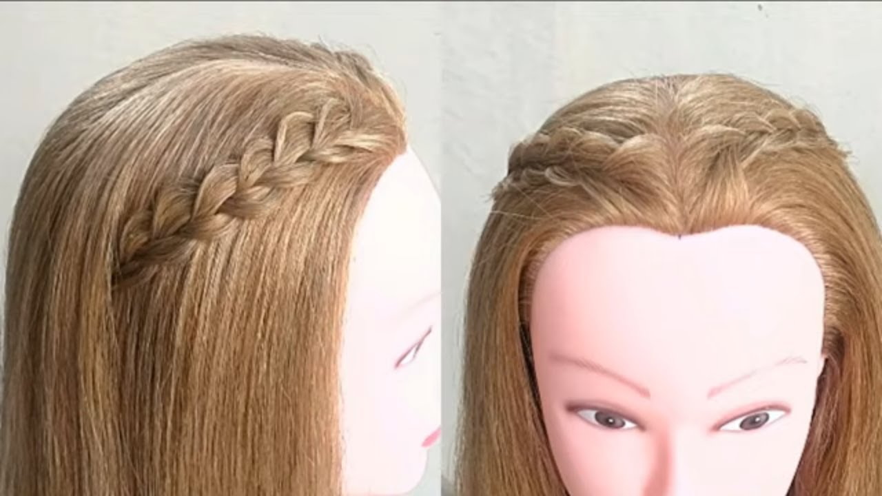 Easy Front Hairstyle Simple Open Hair Hairstyle Hairstyle For Everyday Youtube