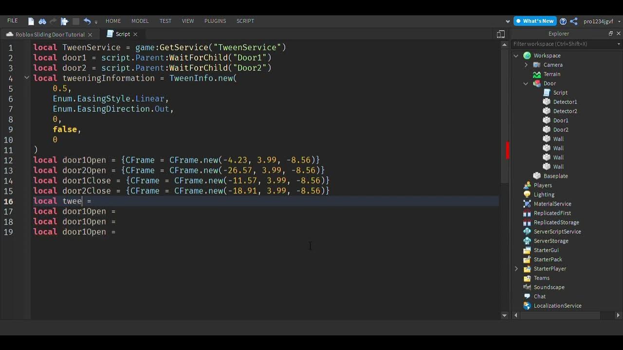 HOW TO MAKE A ROBLOX SLIDING DOOR (UNDER 15 MINUTES) - YouTube