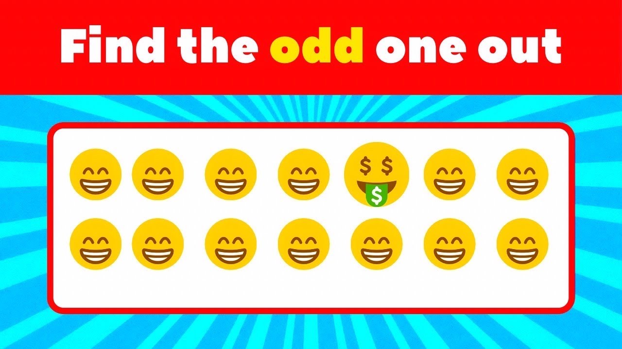 Find the odd one out challenge - YouTube
