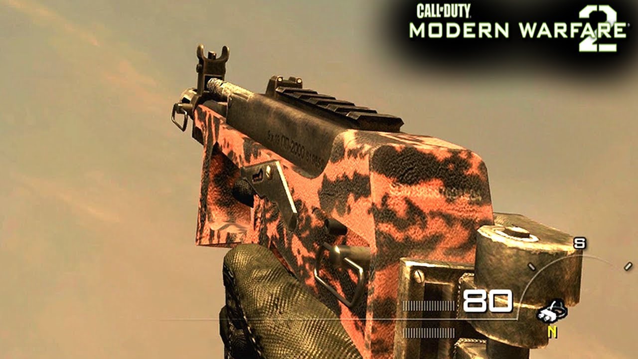 Modern Warfare 2 Gameplay - PP2000 Cut Camos Unreleased Modern Warfare ...