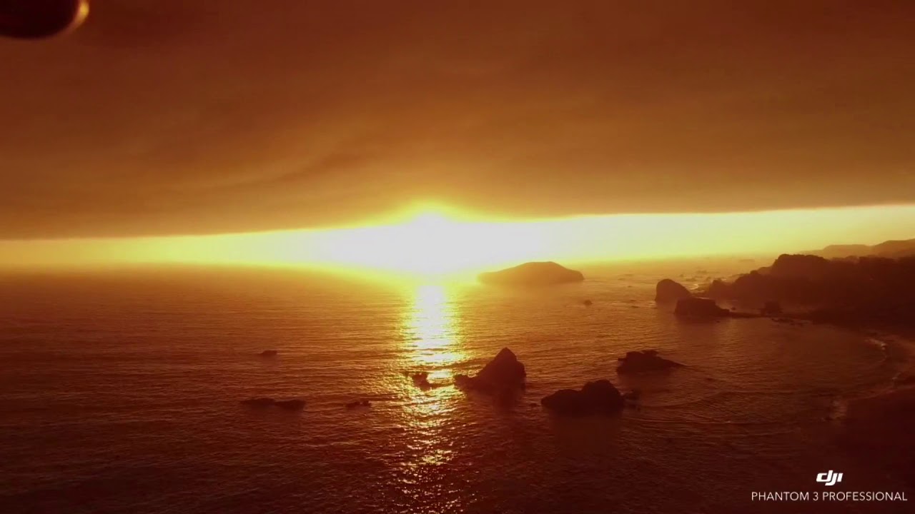 Flying my drone through the smoke of the Chetco Bar fire on the coast ...