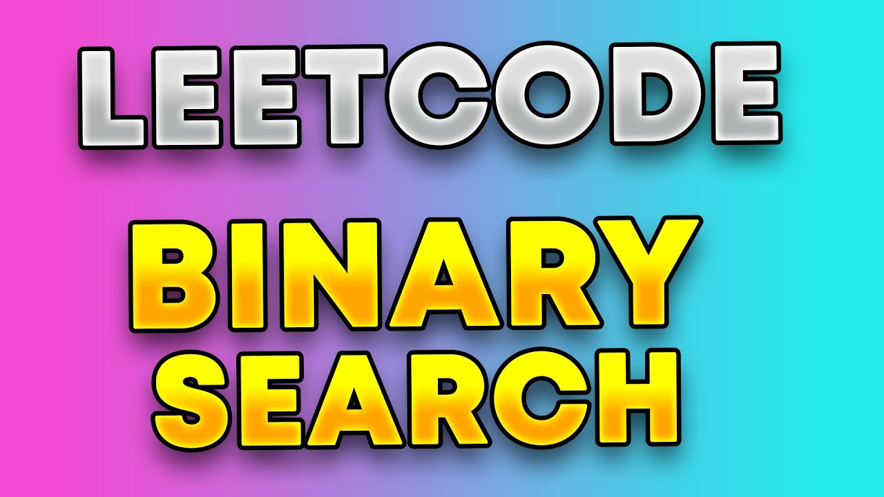 Leetcode Çözümleri | Binary Search - YouTube