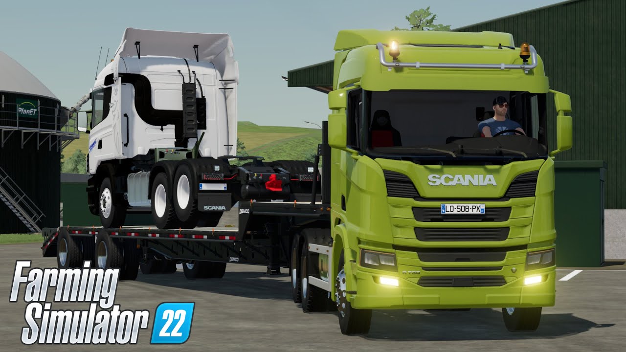 FS22 - DELIVERING a new Scania with SCANIA R730 TRUCK - CAR MOD for ...