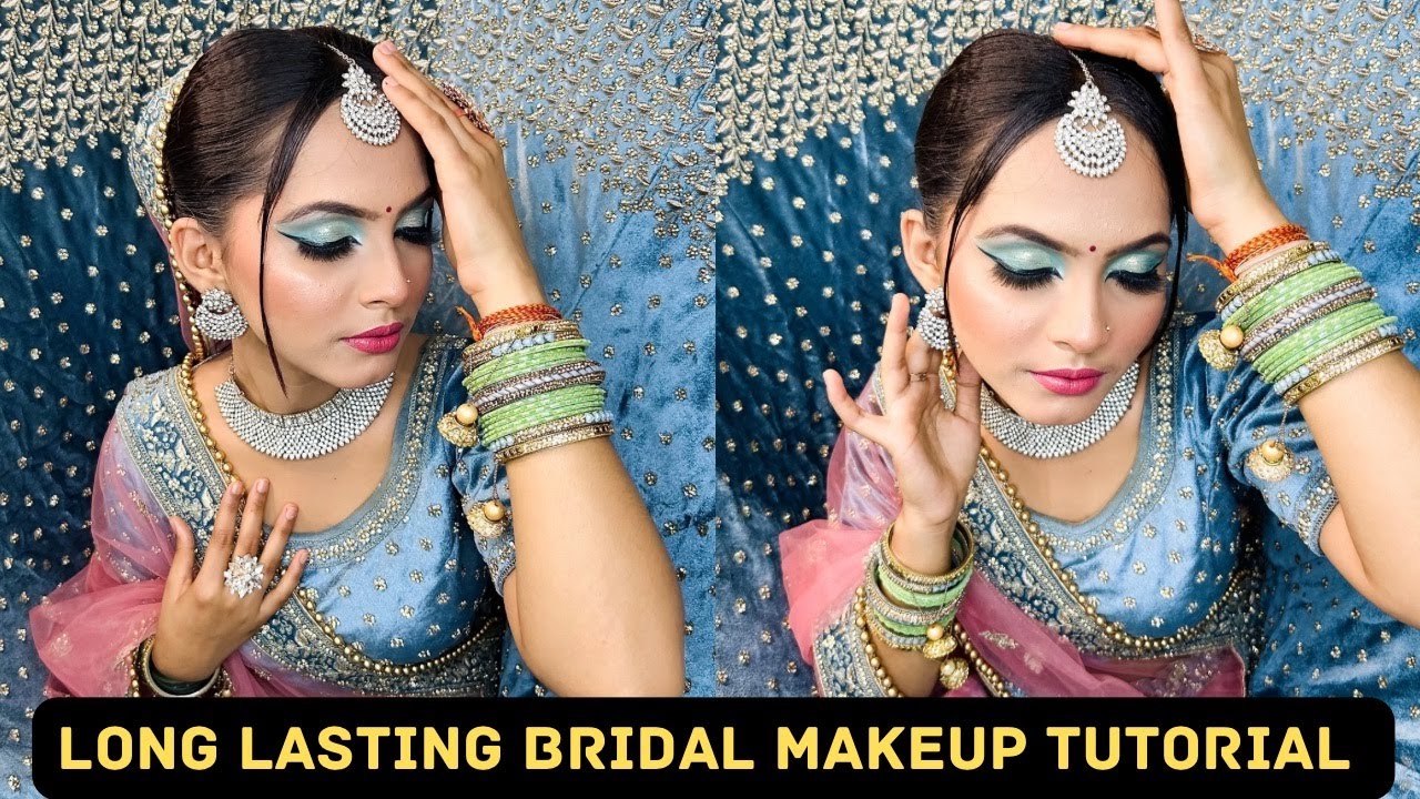 Sweat Proof Bridal Makeup Tutorial | Summer Bridal Makeup Tutorial ...