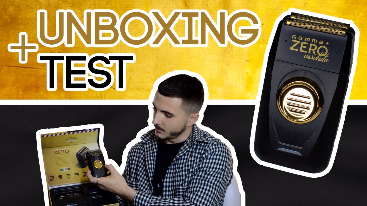 UNBOXING+TEST [FR] - GAMMA + ABSOLUTE ZERO SHAVER - YouTube