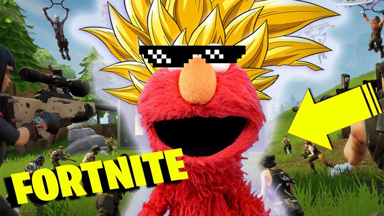 Cuando ELMO juega Fortnite Parte 1- SI TE RIES PIERDES - YouTube