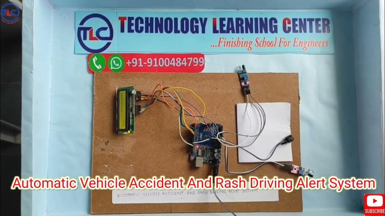 Automatic Vehicle Accident And Rash Driving Alert System - YouTube