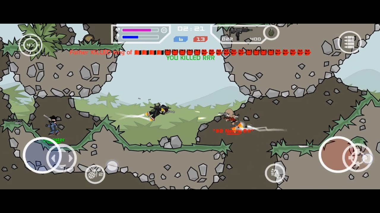 Mini Militia Doodle Army 2 Team Deathmatch Gameplay Video - YouTube