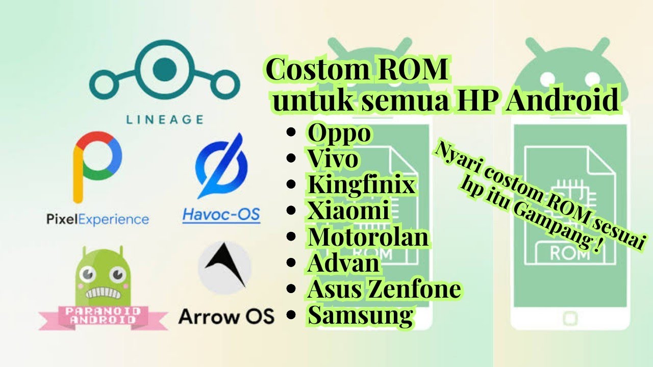 Cara nyari Costom ROM sesuai HP Android kalian masing masing itu ...