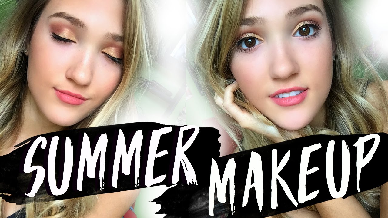 Summer Makeup Tutorial 2016! Glowy & Fresh Makeup Tutorial! - YouTube