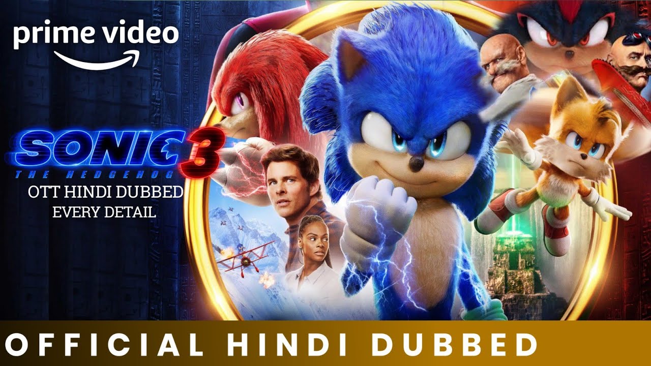 Sonic the Hedgehog 3 Hindi Dubbed Release Date | Sonic the Hedgehog 3 ...