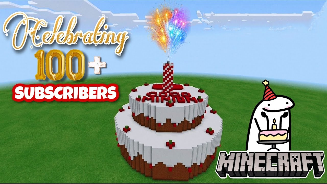 MINECRAFT: 179 Subscribers Celebration | I Made A Giant Cake In ...