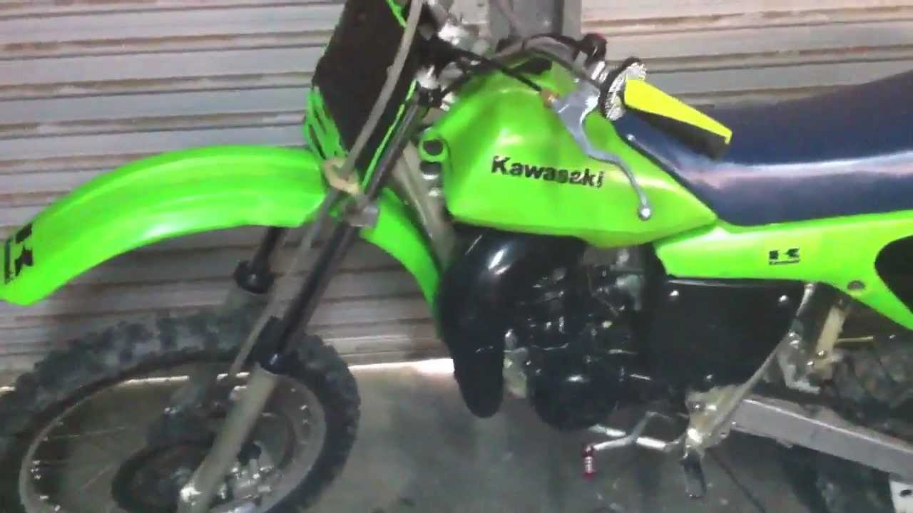 1985 Kawasaki kx80 - YouTube