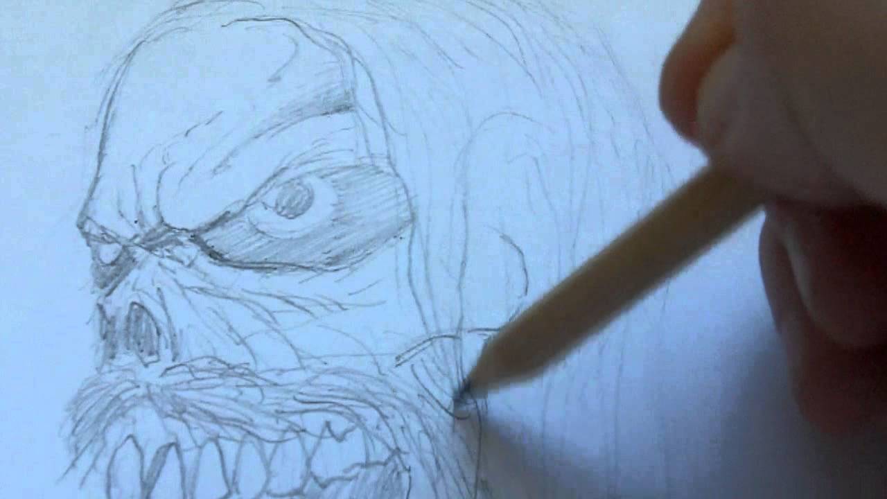 How To Draw A Jesus Skull - YouTube