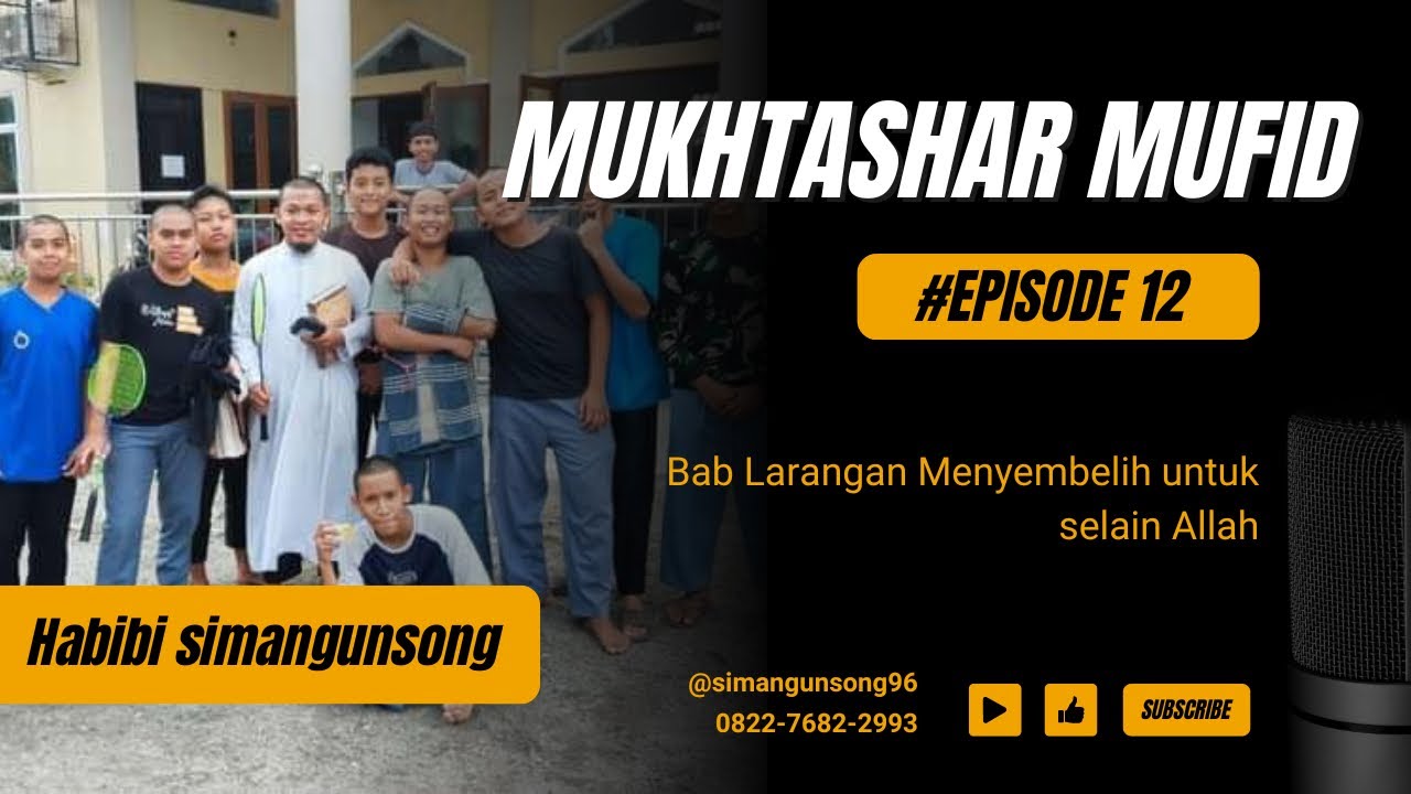 12. Mukhtashar Mufid - Bab Larangan Menyembelih untuk selain Allah ...