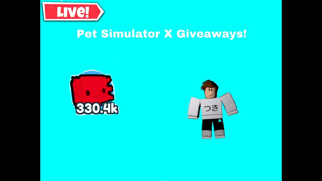 Pet Simulator X Giveaways Every 10 Subscribers! (LIVE) - YouTube