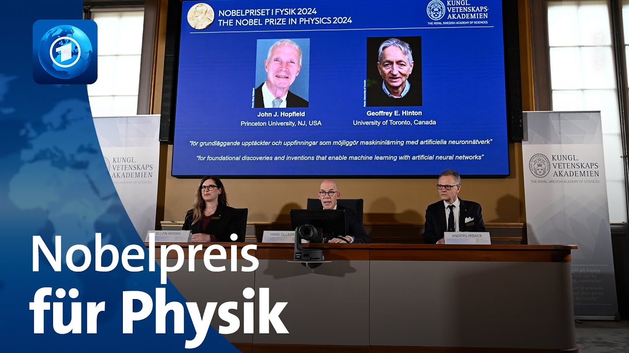 KI-Grundlagenforschung: Physik-Nobelpreis für Hopfield und Hinton - YouTube