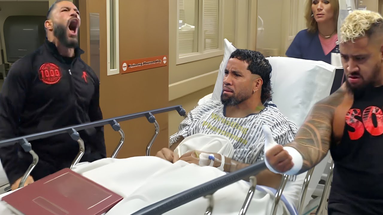 Jey Uso Crying in Hospital After Roman Reigns & Solo Sikoa Attack WWE ...