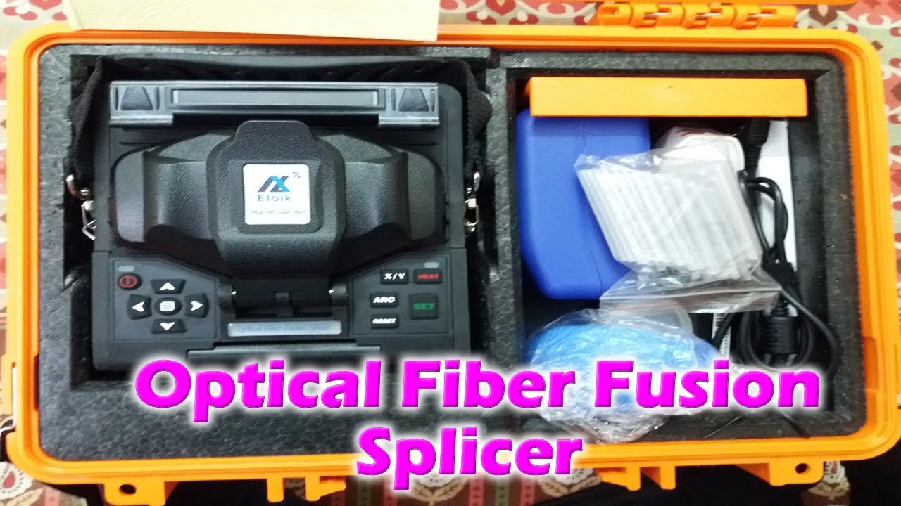 Optical Fiber Fusion Splicer | Unboxing & Review | Model ALK A3f ...