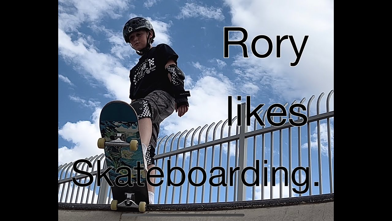RORY LIKES SKATEBOARDING. - YouTube