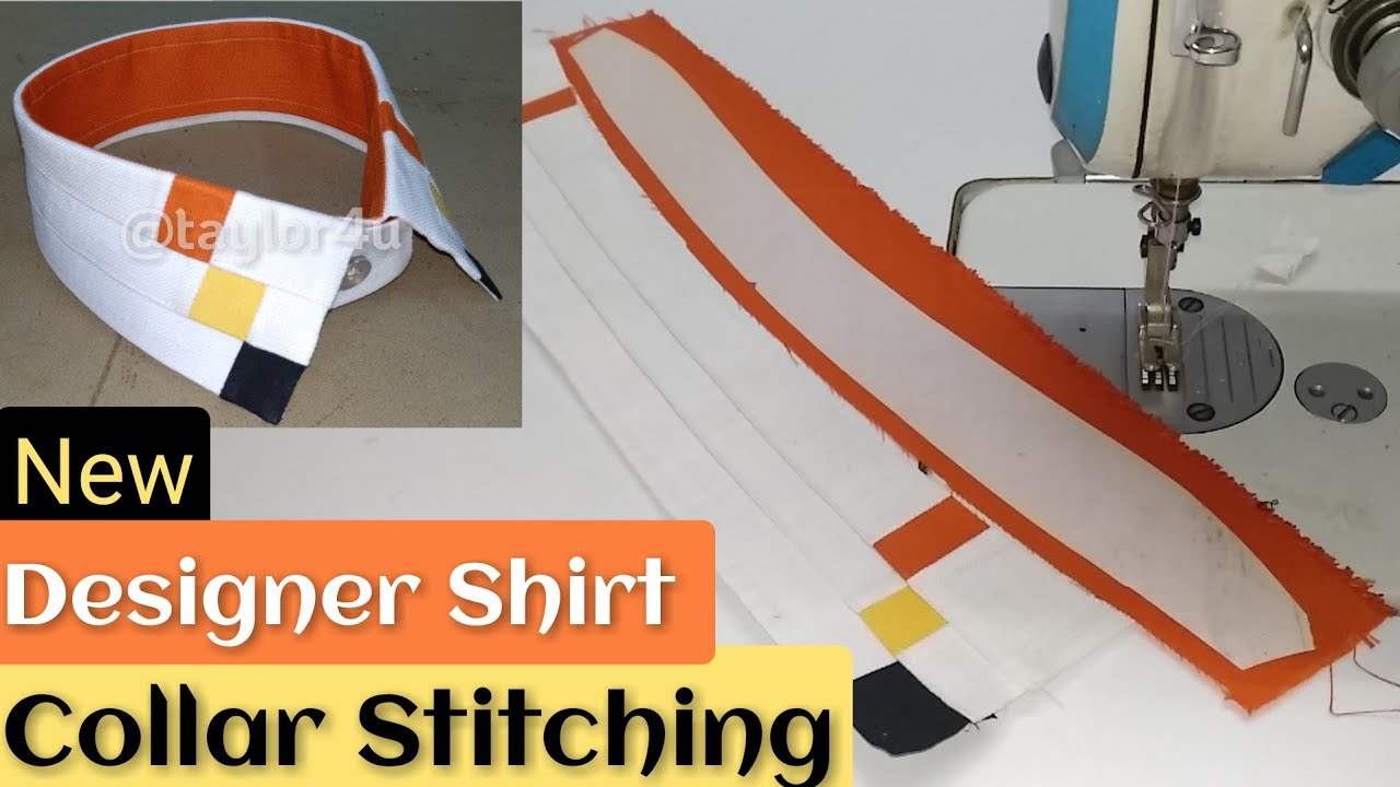 Easiest Shirt Collar Pattern Making - How to Drafting Shirt Collar ...