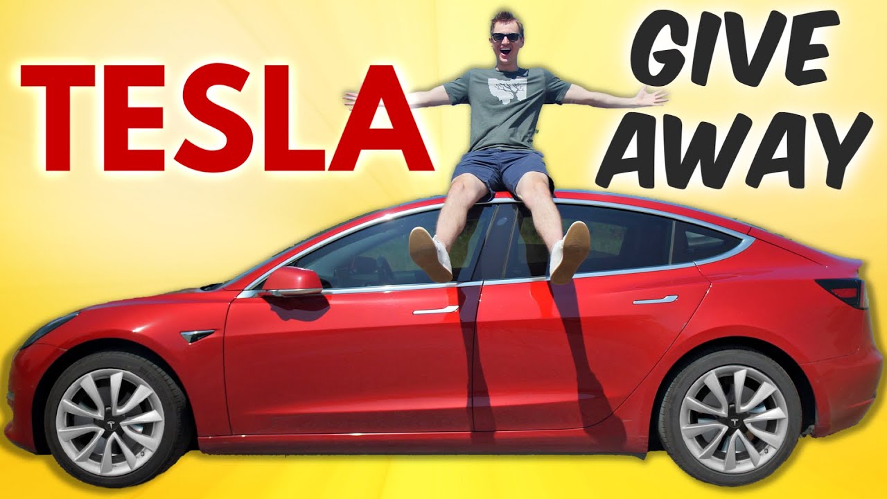 Playing Tesla Trivia with Lyft Riders: Model 3 Giveaway! - YouTube
