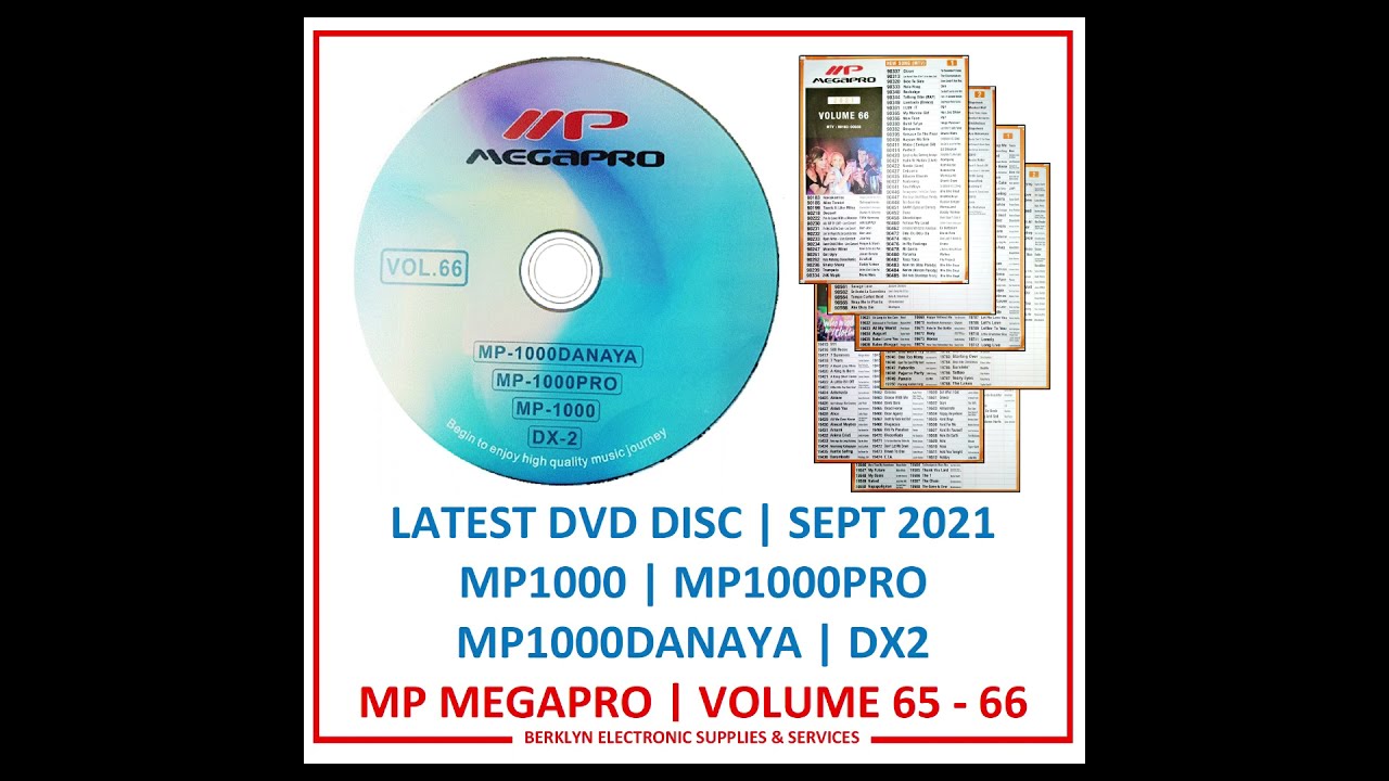 VOLUME 65 - 66 UPDATE FOR MP MEGAPRO MP1000 MP1000PRO MP1000DANAYA DX2 ...