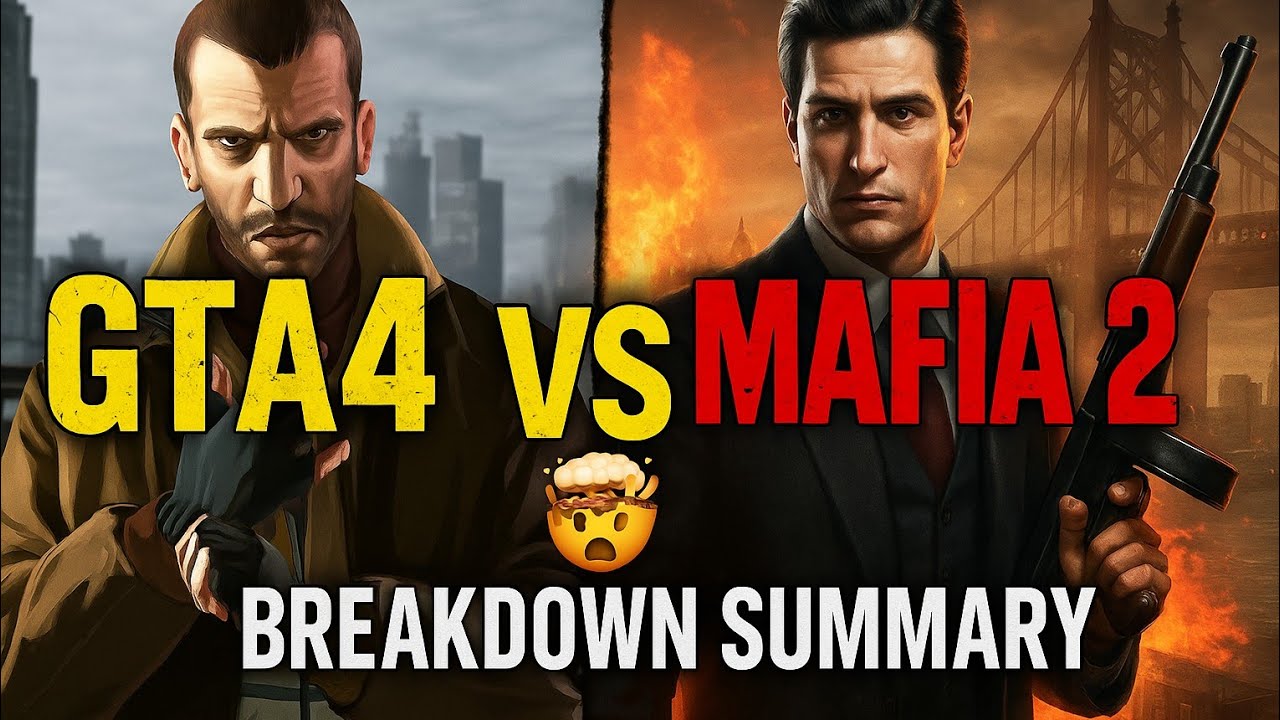 GTA 4 VS MAFIA 2 STORY SUMMARY - YouTube