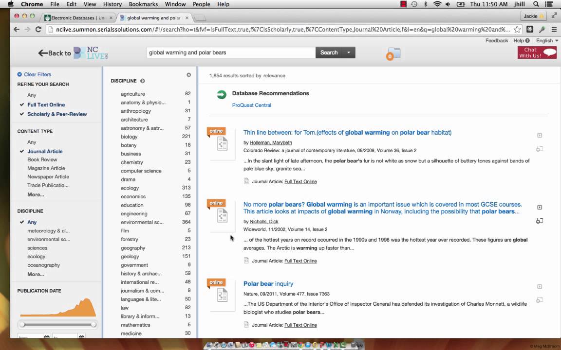 Finding Peer Reviewed Articles YouTube