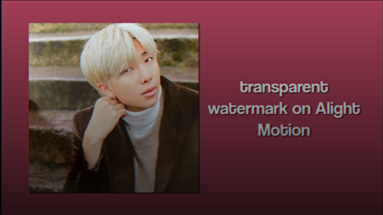 Transparent watermark on Alight motion - YouTube