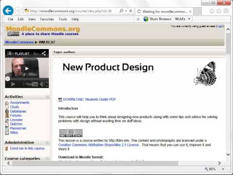 Moodle Demo - YouTube