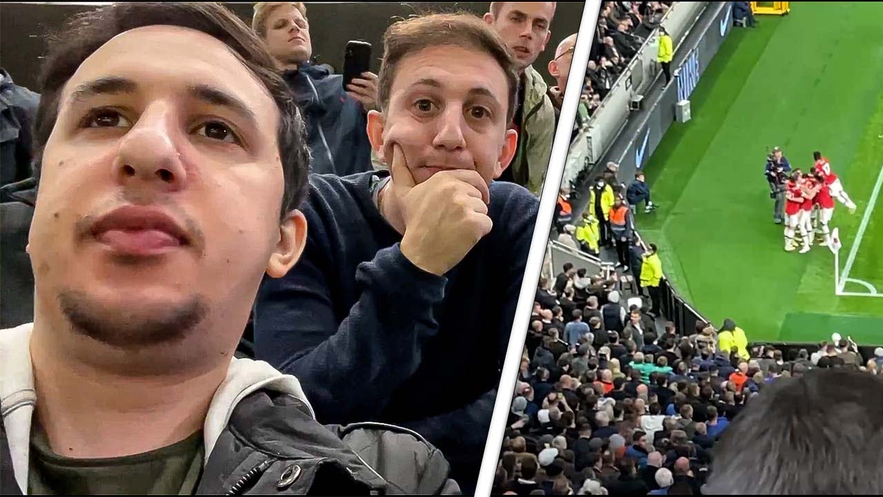 RONALDO OPENS THE SCORING **ANGRY** | Tottenham 0-1 Man Utd [STADIUM ...