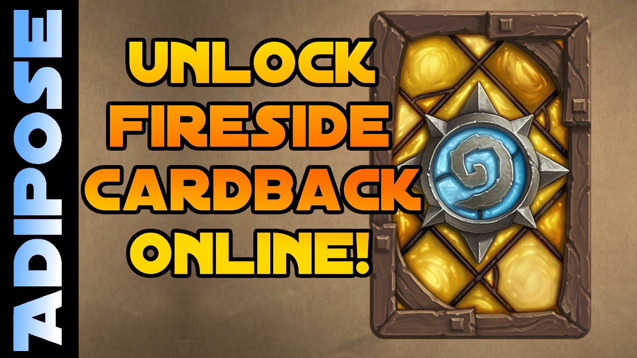 How to Unlock Hearthstone Fireside Card Back Online! - YouTube