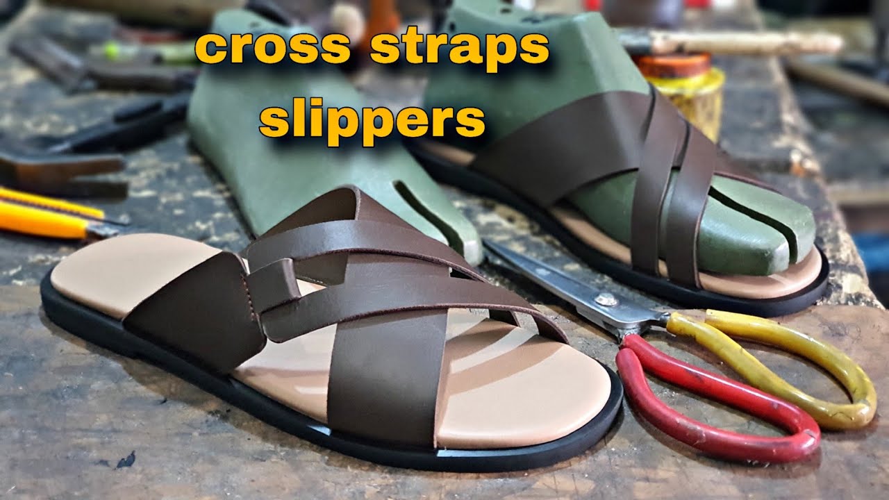 DIY Cross Straps Slippers: Make Them From Scratch! | Step-by-Step ...