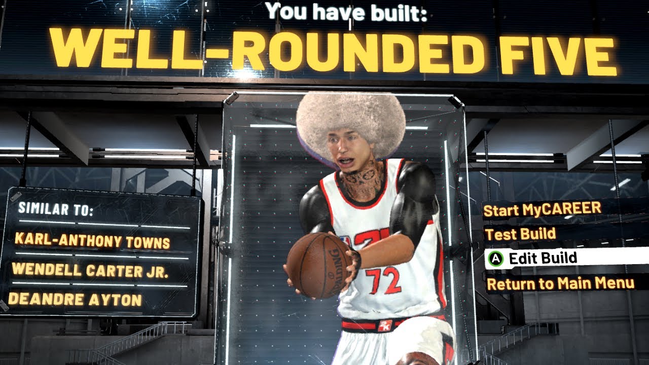 RAREST BUILD OF ALL TIME WELL-ROUNDED FIVE ON NBA 2K20 | NEVER BEFORE ...