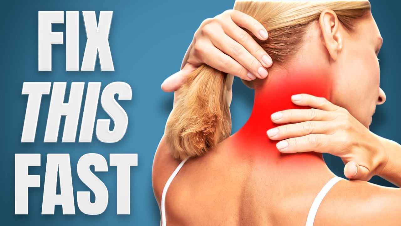 How To Fix A Stiff Neck FAST (At Home) - YouTube