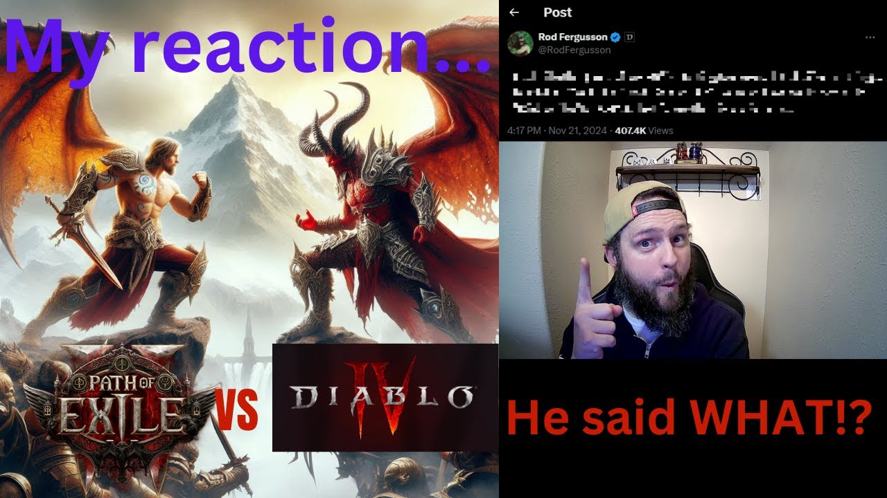 Path of Exile 2 made D4 say WHAT?! My reaction to Rod Fergusson - YouTube