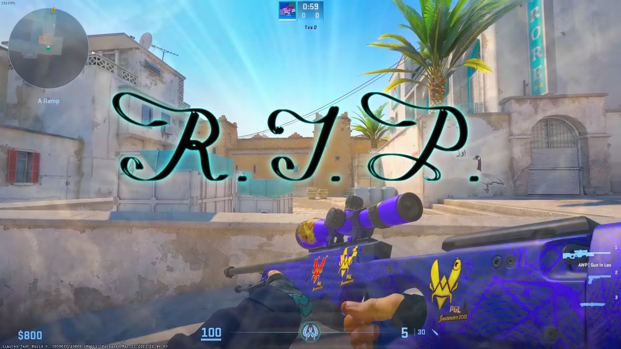 Counter Strike 2 They Removed the Purple Scope from the AWP | Sun in ...