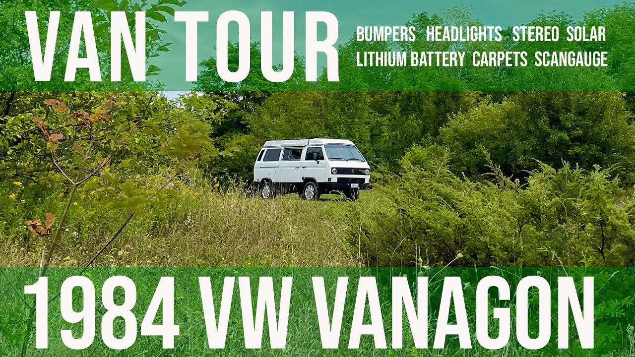 VAN TOUR - Upgrades: Headlights, Solar, Stereo, Lithium Battery System ...