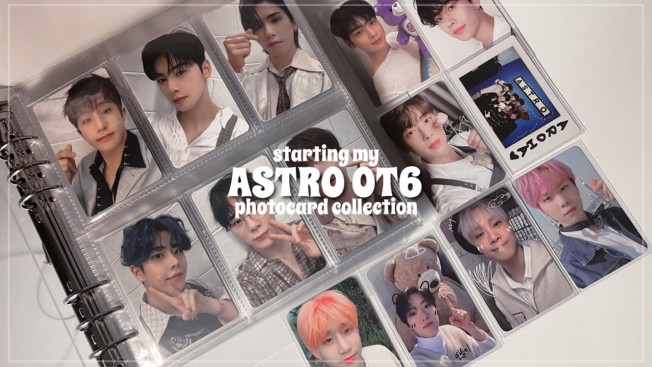 starting and storing my astro ot6 photocard collection (mostly eunwoo ...